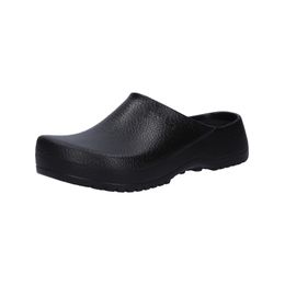 Clog Birkenstock "Super Birki", Damen, Gr. 37, schwarz, Obermaterial: 100% Polyurethan PU., Schuhe Clog