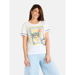 LIEBLINGSST&Uuml;CK T-Shirt LIEBLINGSST&Uuml;CK "PaulaL", Damen, Gr. M, 110, sanftes wei&szlig;, 100% Baumwolle, regular fit, Rundhals, Shirts T-Shirt, aus 100% Baumwolle