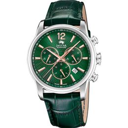 Chronograph Jaguar "Acamar", gr&uuml;n, Armbanduhren, Herren, Chronograph, Armbanduhr, Quarzuhr, Herrenuhr, Saphirglas, Stoppfunktion
