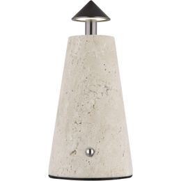 Globo LIGHTING Tischleuchte "LIVA", grau, &Oslash; 9cm H: 19cm, 1 Stk., Leuchten, Tischlampe Nachttischlampe Deko-Tischleuchte Schlafzimmer, Tischleuchte