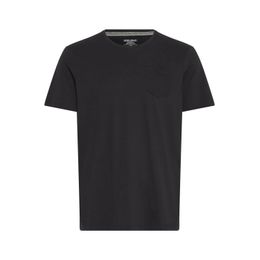 Rundhalsshirt Blend "Rundhalsshirt BHJago", Herren, Gr. L, schwarz, Obermaterial: 100% Baumwolle CO., Shirts Rundhalsshirt