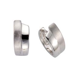 Paar Creolen Firetti "Schmuck Geschenk Silber 925 Ohrschmuck gl&auml;nzend", silber (silberfarben), Ohrringe, Damen, 14mm, Silber 925 (Sterlingsilber)