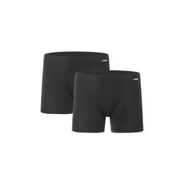 Boxershorts CAMP DAVID "casual", Herren, Gr. M, schwarz (mindset schwarz), Obermaterial: 95% Baumwolle, 5% Elasthan, unifarben, Unterhosen, mit elastischem Bund