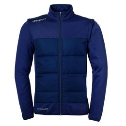Funktionsjacke Uhlsport "Jacke ESSENTIAL MULTI WITH REM. SLEEVES", Herren, Gr. S, blau (marine), Obermaterial: 100% Polyester PES., Jacken Funktionsjacke