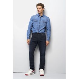 5-Pocket-Jeans MEYER "M5 Five Pocket", Herren, Gr. 30, L&auml;nge 32, marine, 99% Baumwolle, 1% Elasthan, unifarben, regular fit lang, Jeans 5-Pocket-Jeans, M5 Five aus hochwertigem Denim