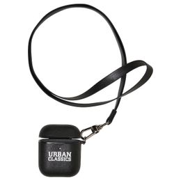Schmuckset Urban Classics "Urban Classics Unisex Earphone Case Necklace", schwarz, Schmuck_Sets, Damen, onesize, Polyurethan, unifarben, Schmuckset