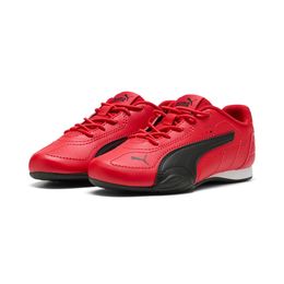 Sneaker Puma "CATCH AC PS", M&auml;dchen, Gr. 32, rot (for all time rot, Puma schwarz), Synthetik, Schuhe Sneaker, mit Gummizug, mit bequemer Innensohle, mit weicher D&auml;mpfung