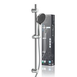 EISL&reg; Stangenbrause-Set EISL "GRANDE VITA", silber (chrom), H:90cm T:4,5cm, Brausegarnituren, H&ouml;henverstellbar / 3-fach verstellbar / Antikalk / wassersparend