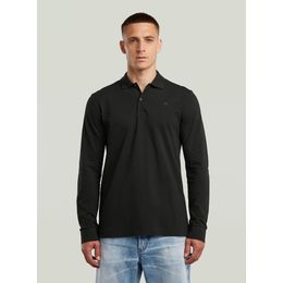 G-Star Raw Poloshirt G-STAR "Dunda Slim Poloshirt", Herren, Gr. M, dk schwarz, Obermaterial: 95% Baumwolle, 5% Elasthan, Shirts