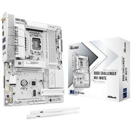 Asrock Mainboard "B860 Challenger WiFi", 'wei&szlig;, B:24,4cm H:7,5cm T:30,5cm, Mainboards