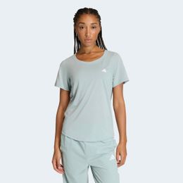 T-Shirt adidas Performance "WE MIN SCP TEE", Damen, Gr. S, wonder sage, Obermaterial: 70% Polyester, 30% Viskose, normal, Rundhals, Shirts T-Shirt