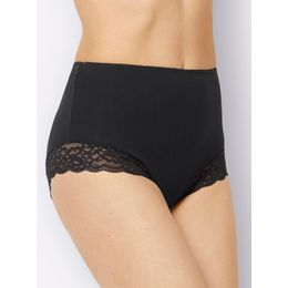 Taillenslip, Damen, Gr. 38, 4 Stk., bunt (farbig, sortiert), 95% Baumwolle, 5% Elasthan, Unterhosen Taillenslip