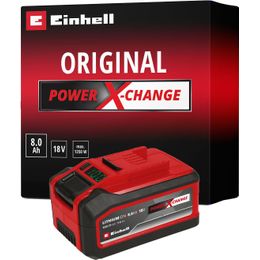 Akku Einhell "&raquo;Power X-Change Multi-Ah PXC Plus&laquo;", rot (rot, schwarz), B:83mm H:74mm T:136mm, Akkumulatoren, 18 V, umschaltbar: 5 und 8 Ah