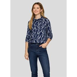 Sweatshirt Rabe "T-Shirt", Damen, Gr. 44, dunkelblau, 62%Polyester, 34%Viskose, 4%Elastan, gerade, Sweatshirts Sweatshirt