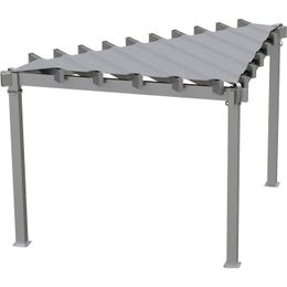 Pavillon Sojag "Lima 1010 Lichtgrau", lichtgrau, B/H/T: 293,3cm x 242,6cm x 293,3cm, Pavillons, 293,3x293,3x242,6cm