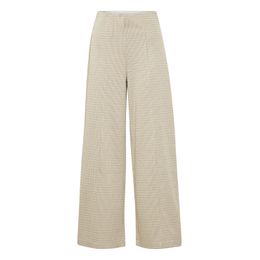 Stoffhose Ichi "Casual Hose IHKATE", Damen, Gr. XL, N-Gr, wei&szlig; (sandshell), Obermaterial: 70% Polyester PES. 28% Viskose CV. 2% Elasthan EL., Hosen Stoffhose