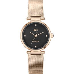 Quarzuhr Lacoste "ORBA", gold (ros&eacute;goldfarben), Armbanduhren, Damen, Quarzuhr, Armbanduhr, Damenuhr, Edelstahlarmband, analog