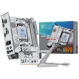 MSI Mainboard "MPG X870I EDGE TI EVO WIFI", 'wei&szlig;, B:17cm H:6,1cm T:17cm, Mainboards