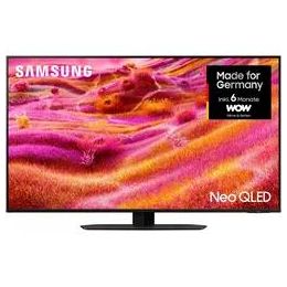 Samsung QLED-Fernseher "GQ50QN90FAT QLED Mini LED-Fernseher", Energieeffizienz: F (A-G), schwarz, 50, Fernseher, NQ HDR, Glare Free, Upscaling Pro, Dolby Atmos & AI Sound, bis 165Hz