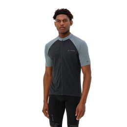 Radtrikot Vaude "Men's Matera FZ Tricot II", Herren, Gr. S, heron, Obermaterial: 100% Polyester, normal, Rundhals, Trikots, f&uuml;r Radsport, mit drei offenen R&uuml;ckentaschen, mit kurzen &Auml;rmeln