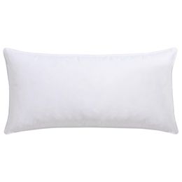 Federkopfkissen OTTO HOME "Loftet, Kopfkissen 40x80 cm, 80x80 cm", wei&szlig;, B:70cm L:90cm, Bezug: 100% Baumwolle. F&uuml;llung: 85% Federn, 15% Daunen, Kopfkissen, Kissen, Made in Green zertifiziert, Made in Germany