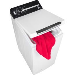 Beko Waschmaschine Toplader "BWTL6AWES", Energieeffizienz: A (A-G), wei&szlig;, B:40cm H:90cm T:60cm, Waschmaschinen, Hygiene+ & Knitterschutz &ndash; allergikergeeignet, knitterfrei