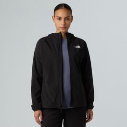 Funktionsjacke The North Face "W NIMBLE HOODIE - EU", Damen, Gr. M, tnf schwarz, Obermaterial: 90% Polyester, 10% Elasthan, normal, Jacken Funktionsjacke, f&uuml;r vielseitige Outdoor-Aktivit&auml;ten, wasserabweisend, winddicht