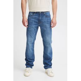 Relaxhose Blend "BHRock", Herren, Gr. 30, L&auml;nge 30, middle blau, Jeans, 98% Baumwolle, 2% Elasthan, unifarben, regular fit normal, Hosen Relaxhose, Jeanshose mit normalem Bund und geradem Bein - Rock Fit