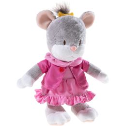 Kuscheltier Heunec "Leo Lausemaus, Maus Lily", grau, Pl&uuml;schfiguren, KinderB:22cm H:20cm, Kuscheltier, enth&auml;lt recyceltes Material, B:22cm H:20cm
