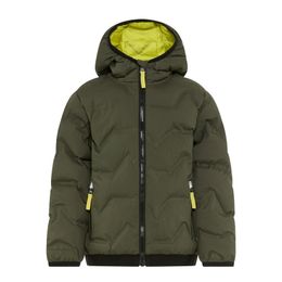 Steppjacke "Steppjacke von First Instinct", M&auml;dchen, Gr. 110/116, moos, Obermaterial: 100% Polyester. Futter: 100% Polyester. Wattierung: 100% Polyester, FIRST INSTINCT BY Killtec, Jacken Steppjacke, f&uuml;r Kleinkinder, w&auml;rmend wattiert, winddicht, wasserabweisend