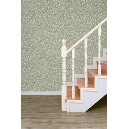 Vliestapete marburg "Botanical Charm", gr&uuml;n, B:0,53m L:10,05m, Vlies, Tapeten, moderne Tapete f&uuml;r Wohnzimmer Schlafzimmer K&uuml;che
