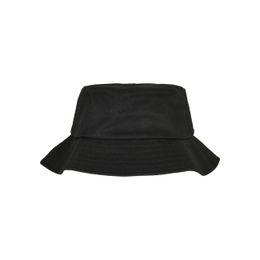 Trucker Cap Flexfit "Flexfit Unisex Flexfit Cotton Twill Bucket Hat Kids", Herren, Gr. onesize, schwarz, 98% Baumwolle, 2% Elasthan, unifarben, Caps