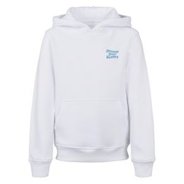 Kapuzensweatshirt MisterTee "MisterTee Dreams Over Reality Basic Kids Hoody", Jungen, Gr. 158/164, wei&szlig;, 65% Baumwolle, 35% Polyester, bedruckt, Sweatshirts