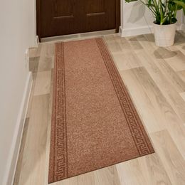 L&auml;ufer ANDIAMO "Luan", sand, B:80cm H:7mm L:200cm, Obermaterial: 100% Polypropylen, Teppiche, L&auml;ufer, Schmutzfangl&auml;ufer, meliert, mit Bord&uuml;re, f&uuml;r den Eingangsbereich