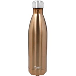 S'well Isolierflasche S'WELL "S'well Topaz", gold (pyrite), H:31cm, Edelstahl, Trinkflaschen, Isolierflasche, 750 ml