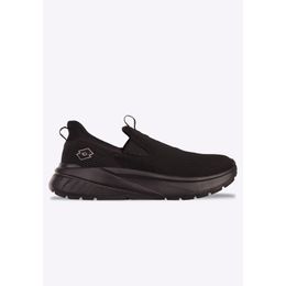 Slip-On Sneaker Lotto, Damen, Gr. 36, schwarz, Textil, Schuhe, Slipper, Sommerschuhe