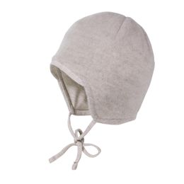 Fleecem&uuml;tze MaxiMo, Jungen, Gr. 43, beige (d&uuml;ne), Fleece, Wolle, unifarben, M&uuml;tzen, Erstlingsm&uuml;tze, w&auml;rmend, gef&uuml;ttert