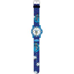 Quarzuhr Scout "The It-Collection", blau (blau, hellblau), Armbanduhren, Kinder, Quarzuhr, Armbanduhr, Kinderuhr,Lernuhr,Geschenkidee,Schulanfang,Jungen,Fu&szlig;ball