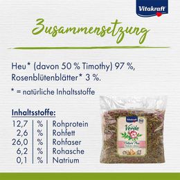 Vitakraft Vita Verde Heu und Wildrose 500g