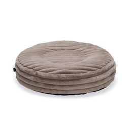 Designed by Lotte Hundekissen Cord Reza rund beige 65x16 cm