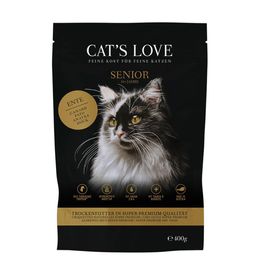 Cat's Love Trocken Senior Ente Katzen-Trockenfutter getreidefrei 400g