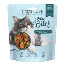 Cat's Love Pure Bites Lachsfilet Katzensnacks Single-Protein 50g
