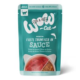 WOW CAT Filets Thunfisch in Sauce 8x85 g