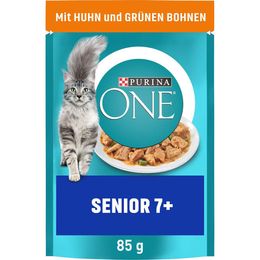 Purina One SENIOR 7+ in Sauce Huhn Katzen-Nassfutter f&uuml;r &auml;ltere Katzen 26x85g