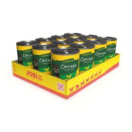 JosiDog Chicken in Sauce Hunde-Nassfutter ohne Soja 12x415g