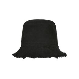 Trucker Cap Flexfit "Flexfit Accessoires Open Edge Bucket Hat", Herren, Gr. onesize, schwarz, 100% Baumwolle, unifarben, Caps
