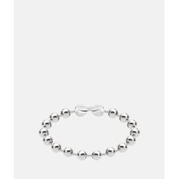 Edelstahlarmband Liebeskind Berlin "Schmuck Geschenk Armkette Steel Balls", edelstahlfarben, Armb&auml;nder, Damen, 19cm, Edelstahl, Edelstahlarmband