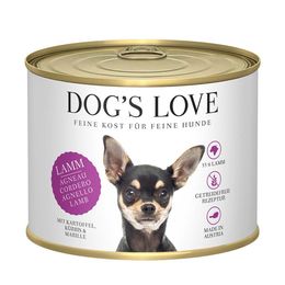 DOG&rsquo;S LOVE Dog's Love Classic Lamm mit Kartoffel, K&uuml;rbis und Marille Hunde-Nassfutter Single-Protein 6x200g
