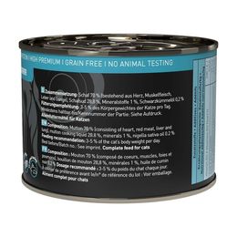 Catz Finefood Purrrr No.113 Schaf Katzen-Nassfutter getreidefrei 6x200g