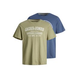 Jack & Jones Jack & Jones T-Shirt Ejeans T-Shirt mit Print Mix 2 Pack